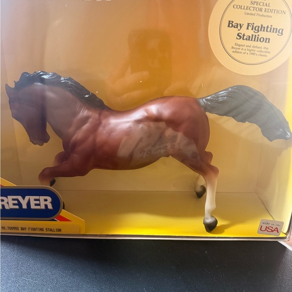 Breyer | Toys | Breyer Bay Fighting Stallion Decor Brown And Black ...